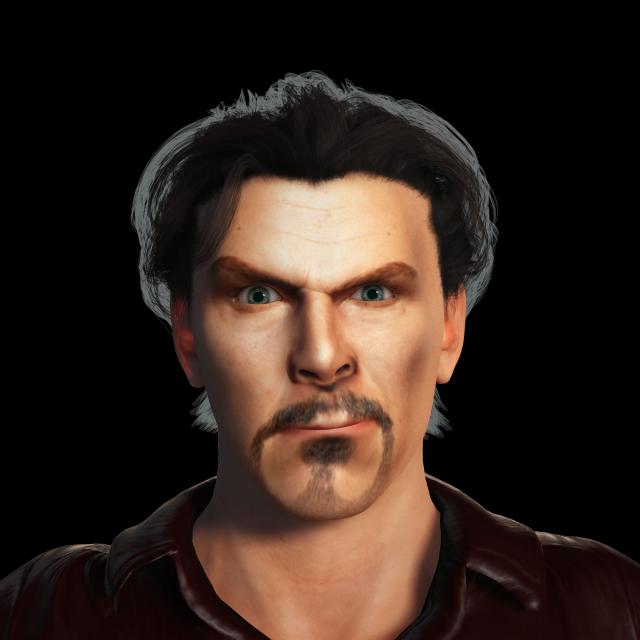 Benedict Cumberbatch 2 3D Rigged model ready for animation 3D Model in ...