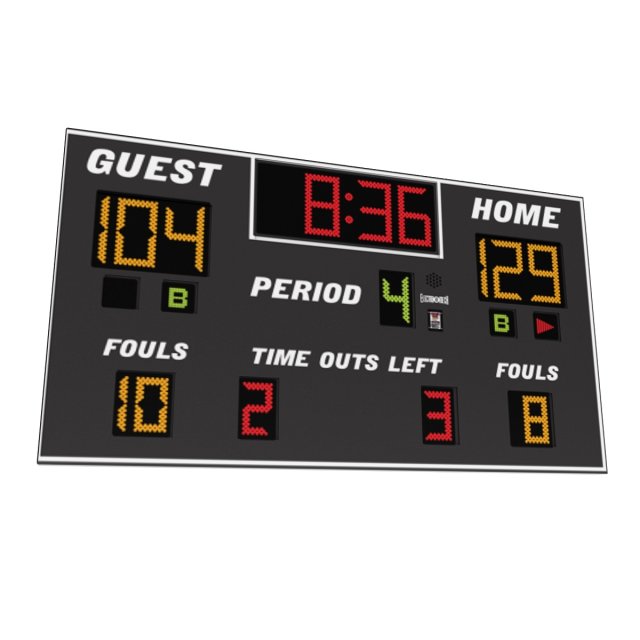 scoreboard 3D Model in Sports Equipment 3DExport