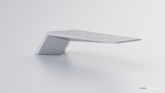 park modern bench wing 3D Model in Bench 3DExport