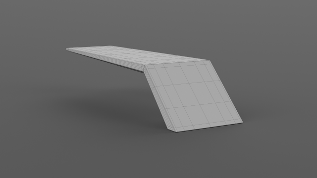 park modern bench wing 3D Model in Bench 3DExport