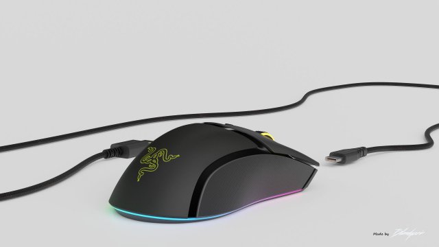 RAZER COBRA PRO WIRELESS 3D Model in Computer 3DExport