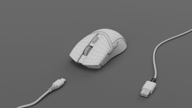 RAZER COBRA PRO WIRELESS 3D Model in Computer 3DExport