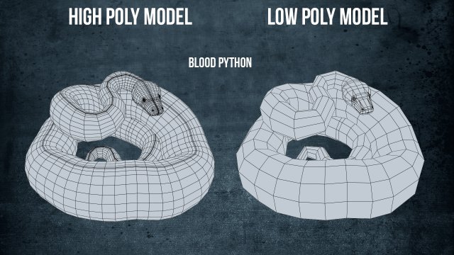 blood python - animated 3D Model in Reptile 3DExport