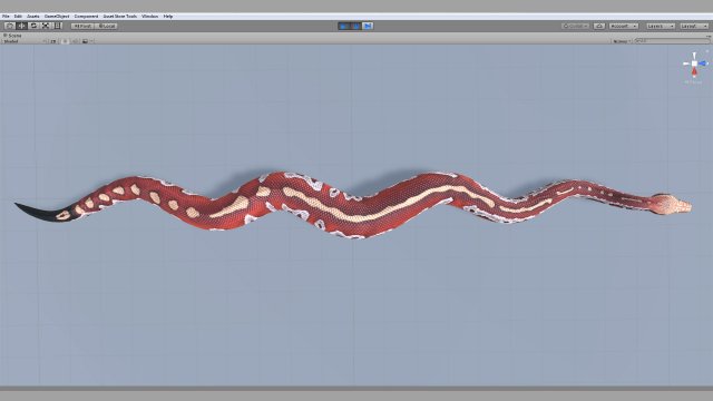 blood python - animated 3D Model in Reptile 3DExport