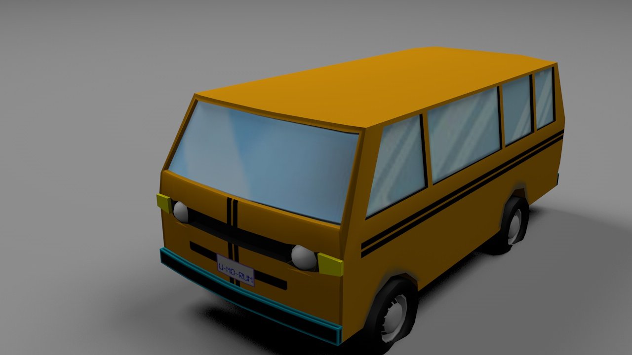 Danfo Van LP 3D Model in Bus 3DExport