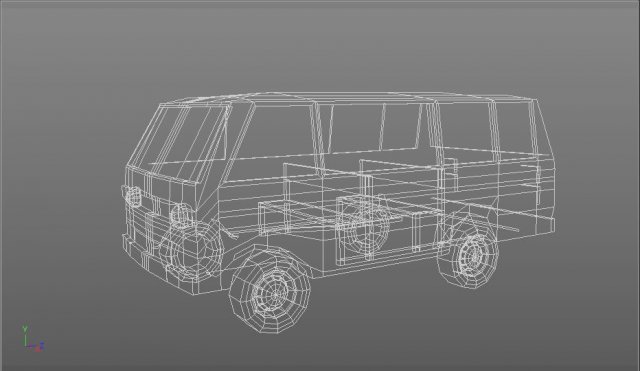 danfo van lp 3D Model in Bus 3DExport