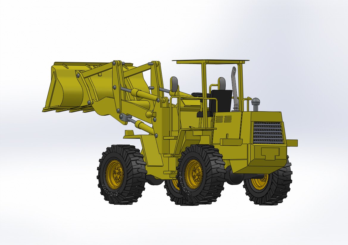 Wheel Loader 3D Printed Model 3D Model in Heavy Equipment 3DExport