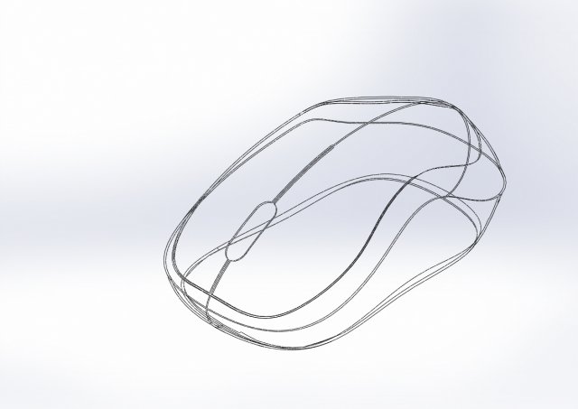 mouse housing 3d printed model 3D Model in Computer 3DExport