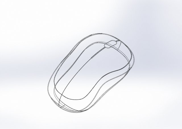 mouse housing 3d printed model 3D Model in Computer 3DExport