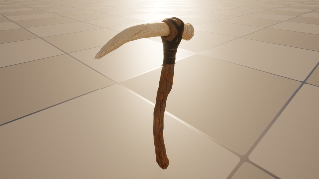 Pickaxe 3D Model in Tools 3DExport