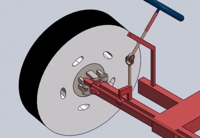 simple steering system 3D Print Model in Engineering 3DExport