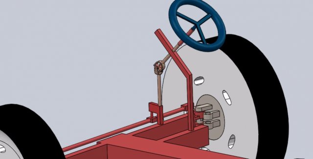 simple steering system 3D Print Model in Engineering 3DExport