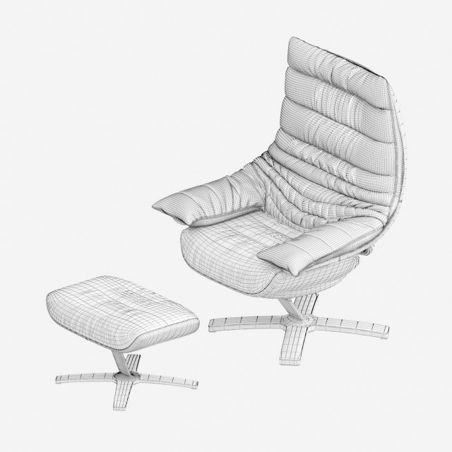 recliner chair re-vive lounge by natuzzi 3D Model in Chair 3DExport