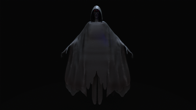 Ghost 3D Model in Fantasy 3DExport