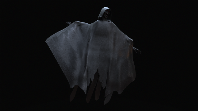 Ghost 3D Model in Fantasy 3DExport