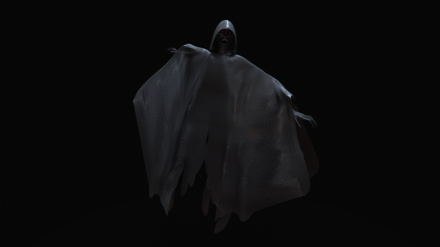 Ghost 3D Model in Fantasy 3DExport