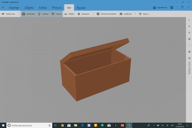 box 3D Model in Store Spaces 3DExport