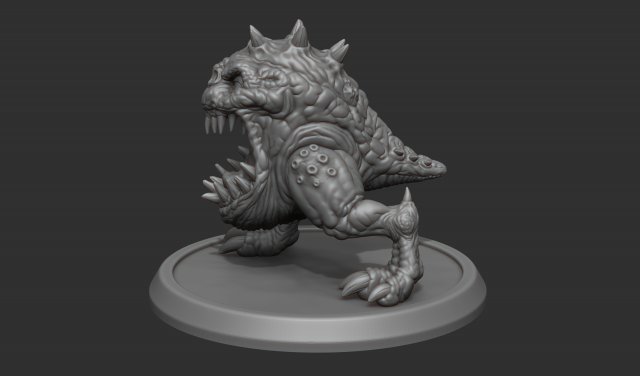 Squig herder 3D Print Model in Monsters & Creatures 3DExport