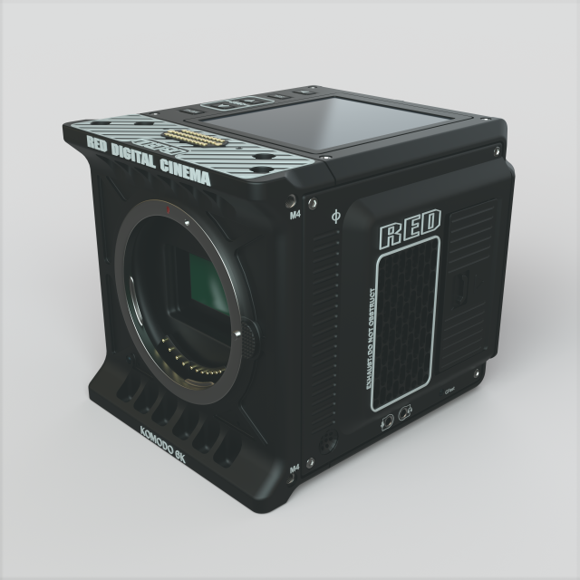 RED DIGITAL CINEMA KOMODO 6K 3D Model in Video 3DExport