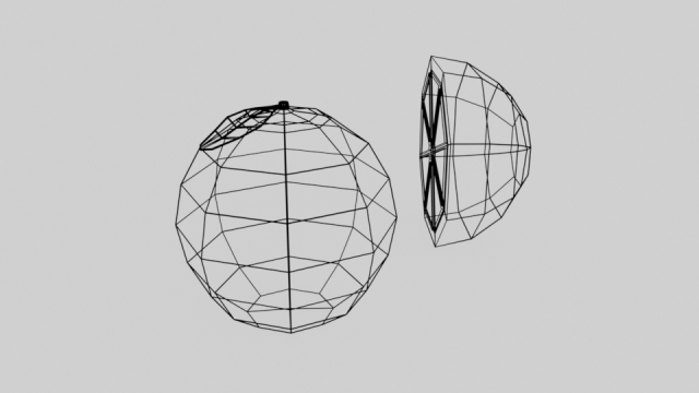 low poly cartoon orange Gratis Modelo 3D in Fruta 3DExport