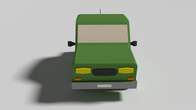 low poly cartoon car 3D Model in Compact Cars 3DExport