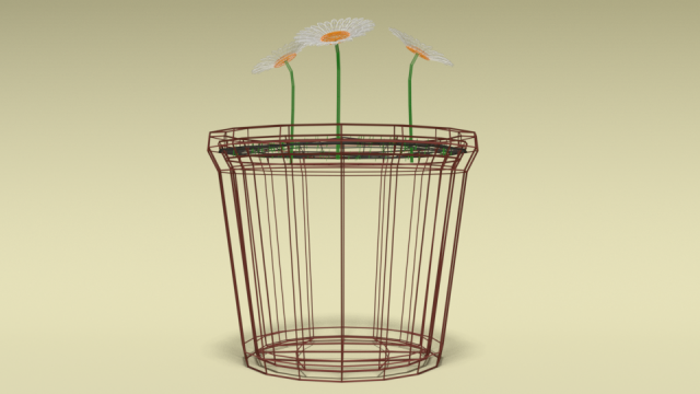 low poly cartoon daisy flowers 3D Model in Decoration 3DExport