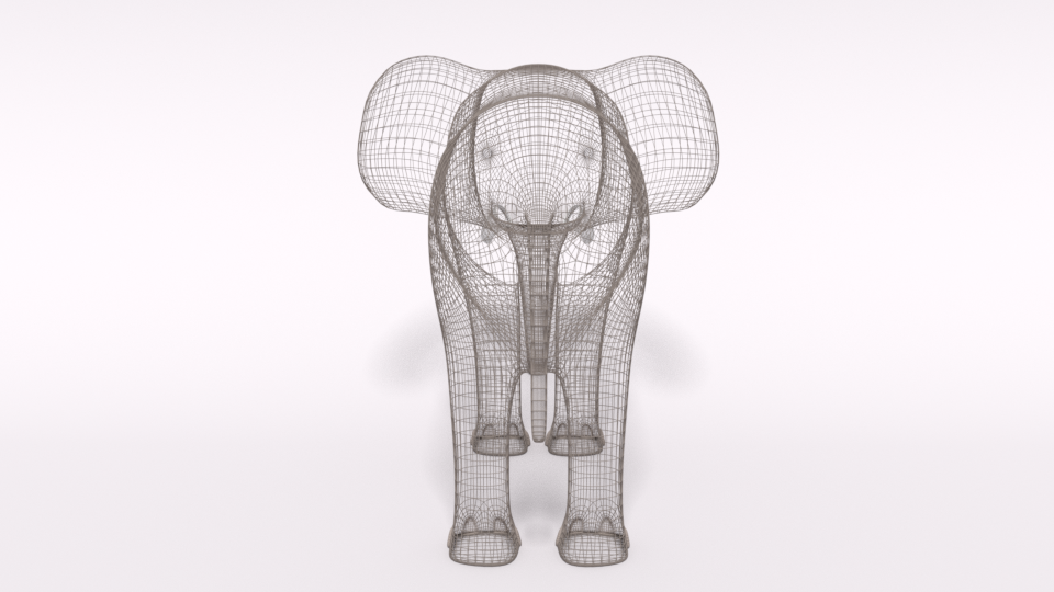 Cartoon Elephant 3D Model in Elephant 3DExport