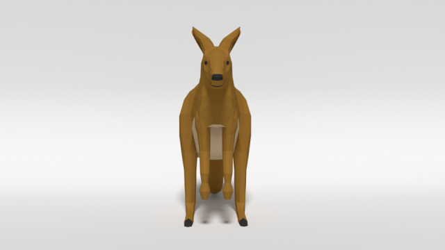 low poly cartoon australian animals pack 3D Model in Other 3DExport