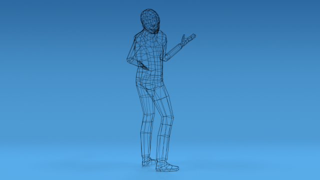 low poly kid whatever pose 3D Model in Child 3DExport