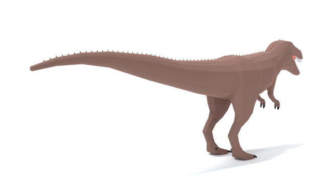 low poly cartoon torvosaurus dinosaur 3D Model in Dinosaur 3DExport