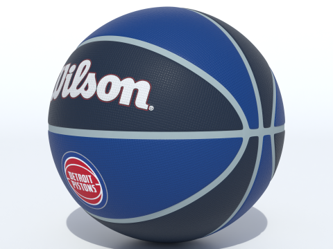 Wilson Detroit Pistons Basket-ball Modèle 3D in Équipement sportif ...