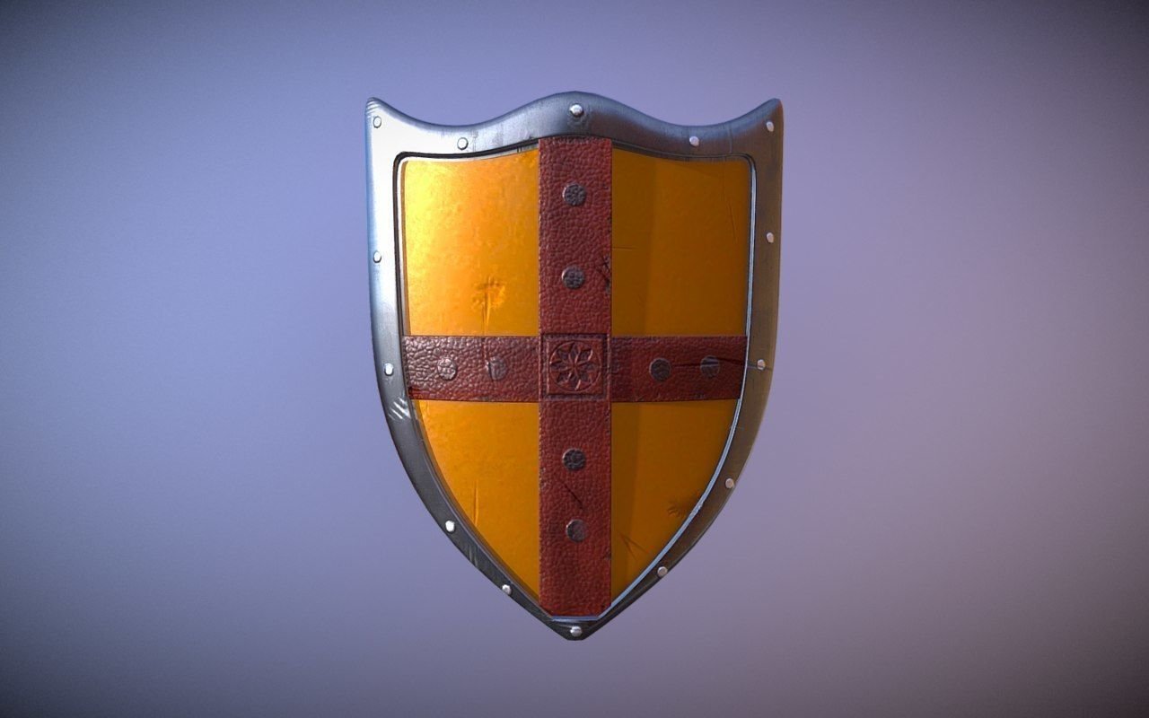 knight shield 3D Models in Armor 3DExport