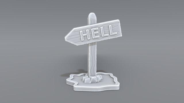 medieval road sign 3D Print Model in Other 3DExport
