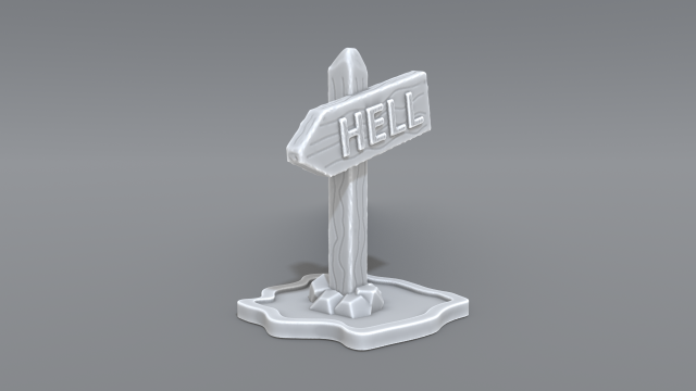 medieval road sign 3D Print Model in Other 3DExport