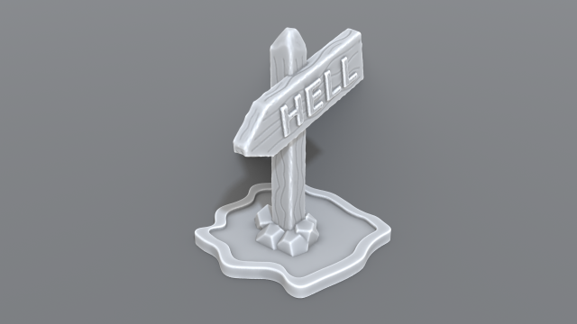 medieval road sign 3D Print Model in Other 3DExport