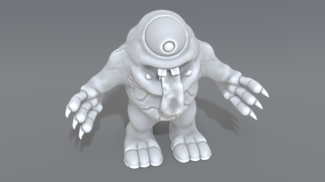 monster 3D Print Model in Figurines 3DExport