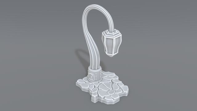 lamp post 3D Print Model in Architecture 3DExport