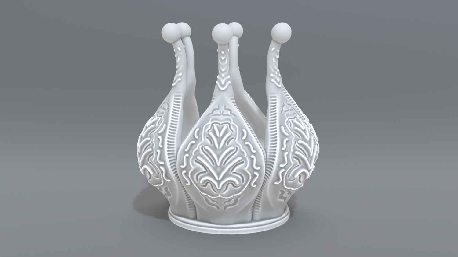 3d model crown