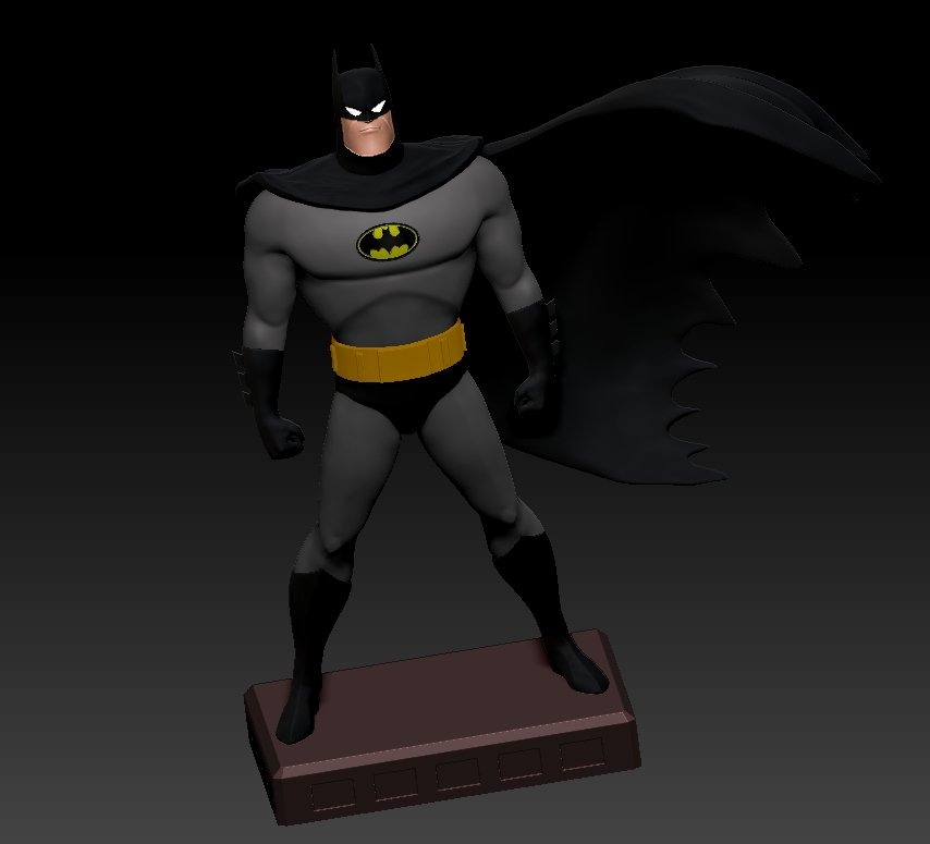 Batman - animated series Modèle 3D in Homme 3DExport