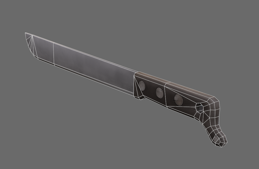 stylized machete 3D Models in Melee 3DExport