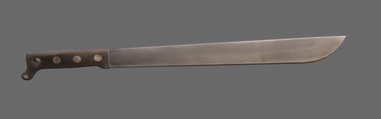 stylized machete 3D Models in Melee 3DExport