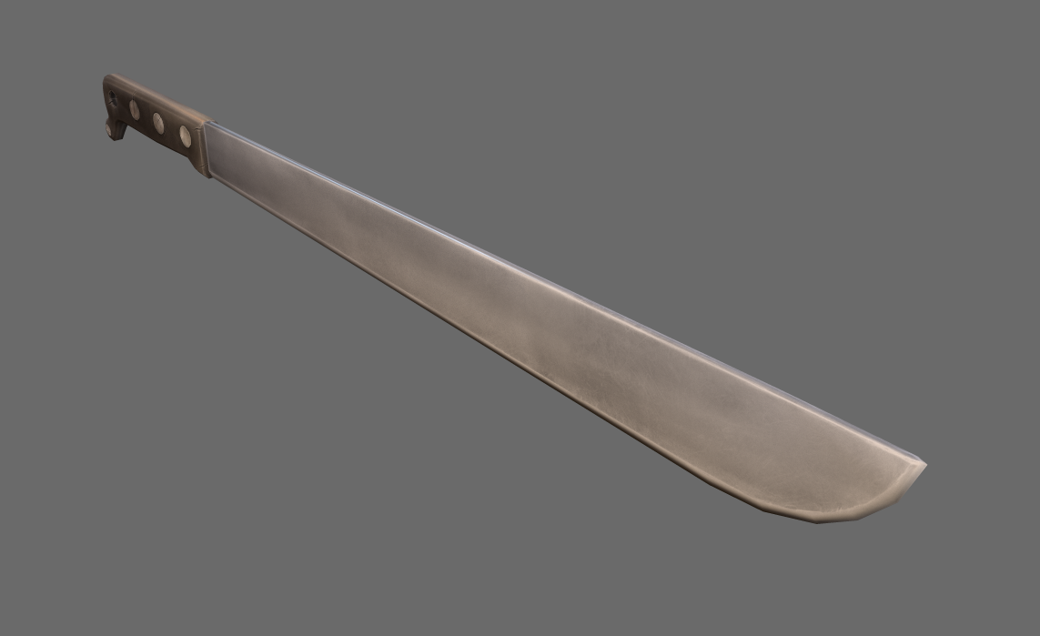 stylized machete 3D Models in Melee 3DExport