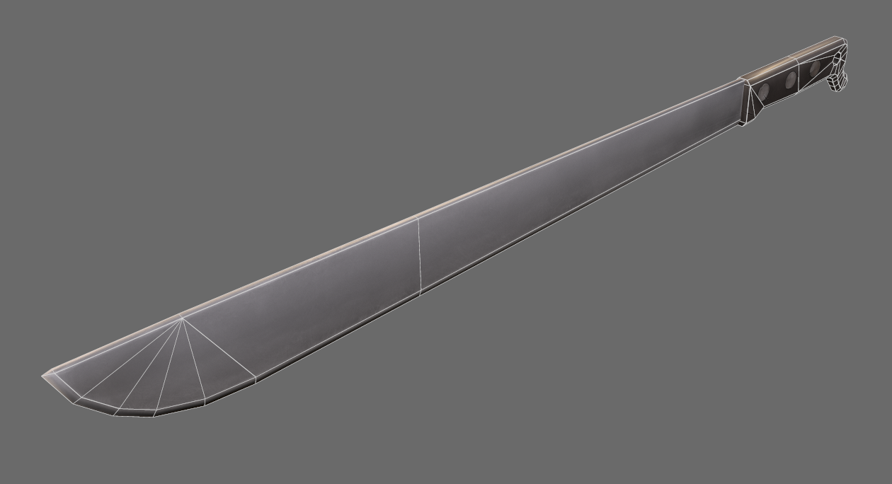 stylized machete 3D Models in Melee 3DExport