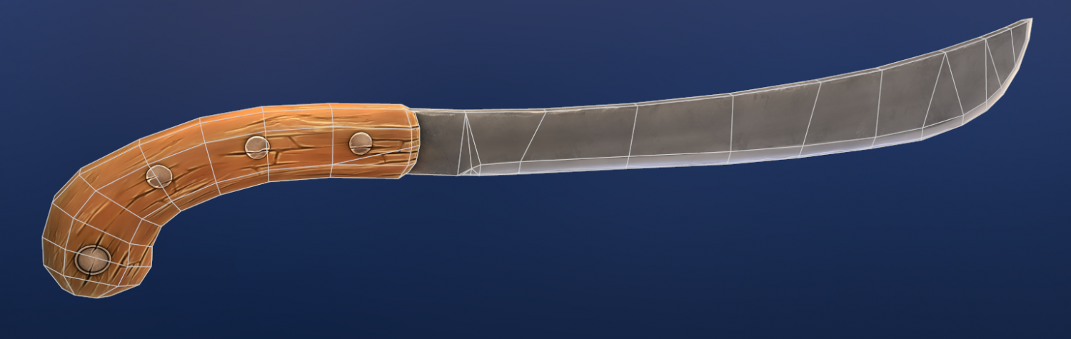 stylized machete 3D Models in Melee 3DExport