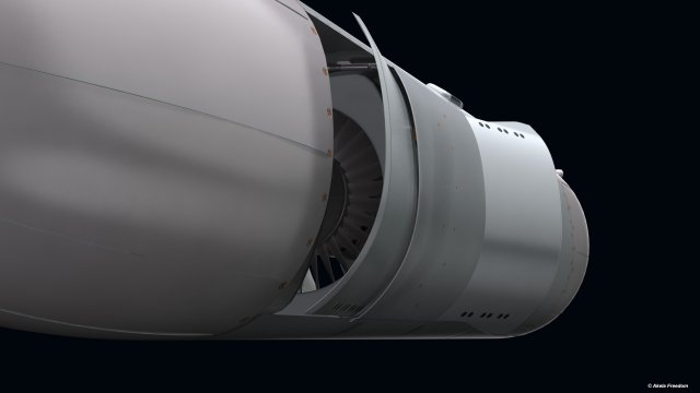 ALQ-249 Next Generation Jammer 3D Model in Parts 3DExport