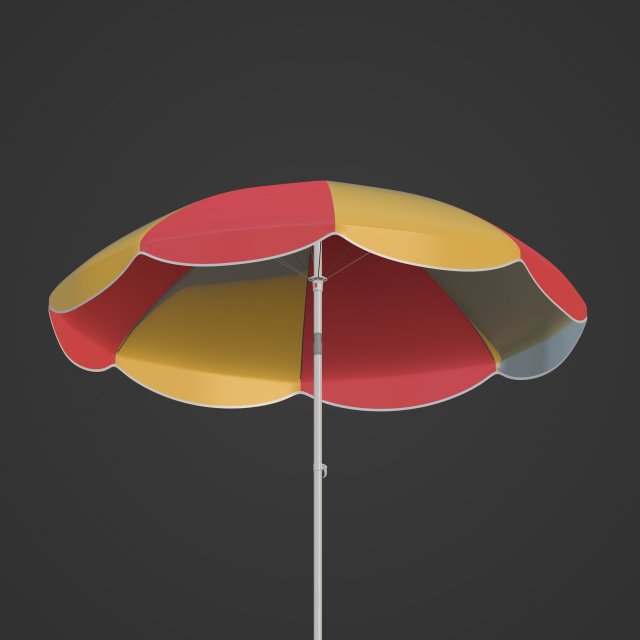 Beach Parasol 3D Model in Outdoor items 3DExport