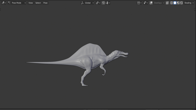dinosaur spinosaurus 3D Model in Dinosaur 3DExport