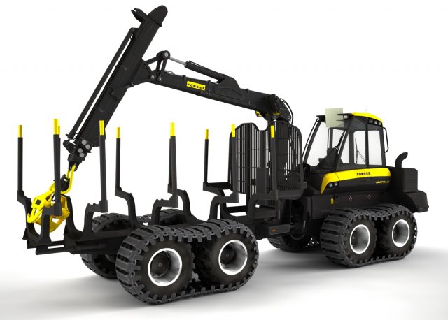 forwarder 3D Model in Shipping Containers 3DExport