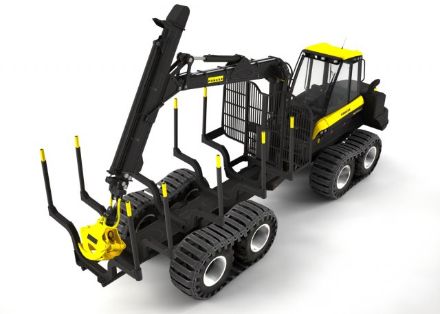 forwarder 3D Model in Shipping Containers 3DExport