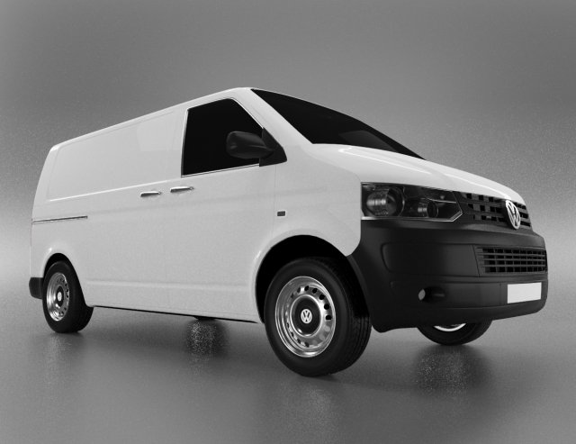 volkswagen transporter t5 3D Model in Van and Minivan 3DExport